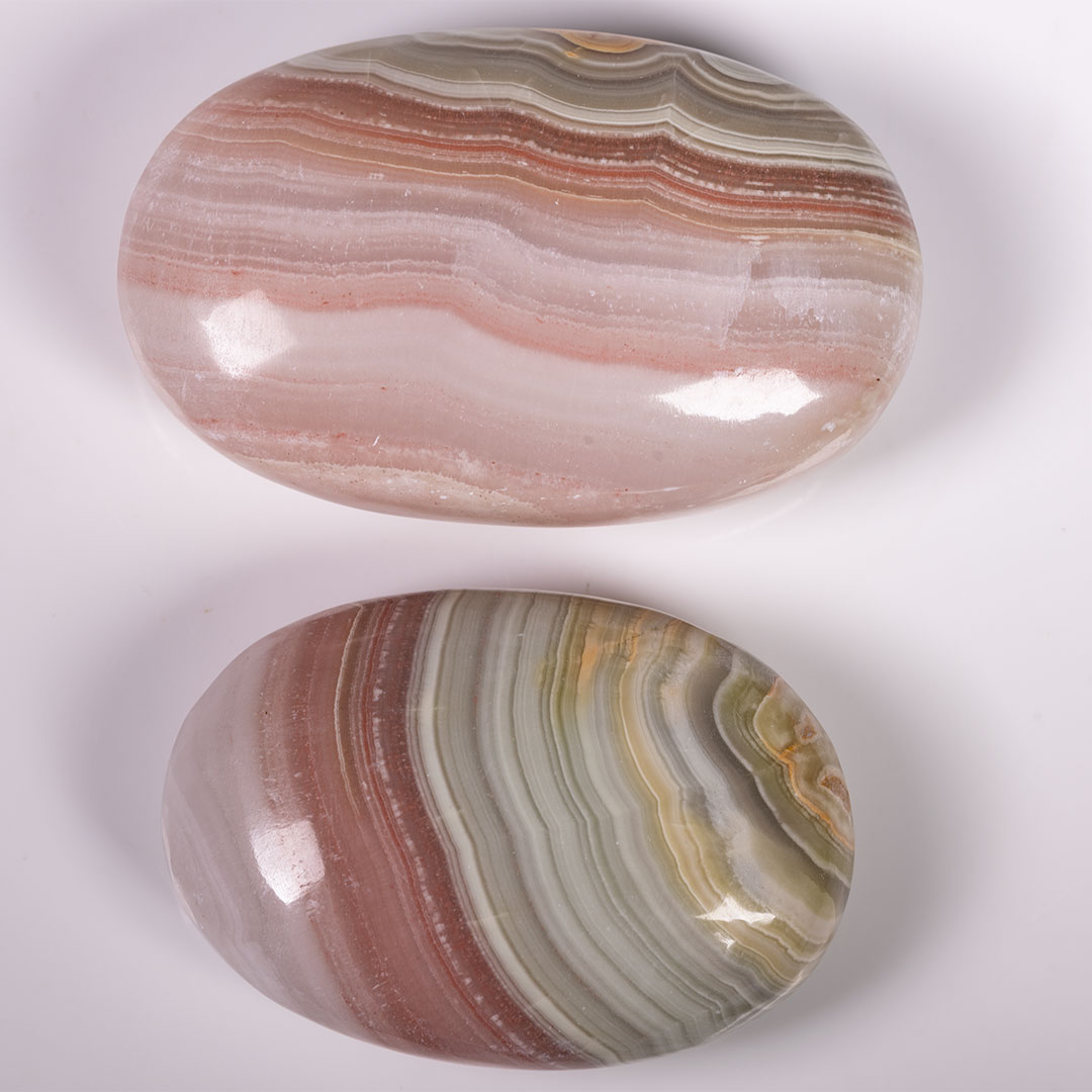 Grams Of Flower Agate Quartz Palm Stone - Majestic Crystal Wholesale