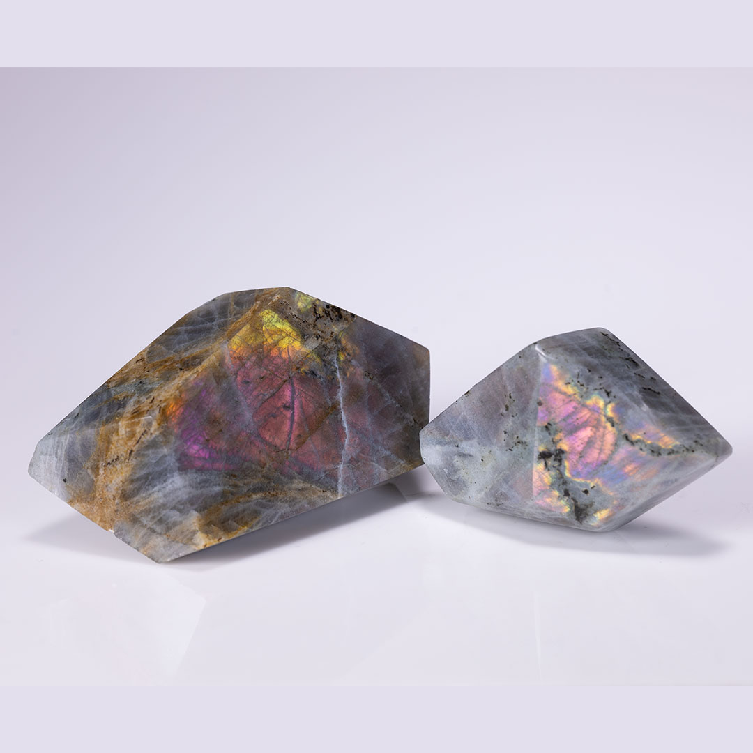 Grams Of Purple Labradorite Freeforms - Majestic Crystal Wholesale