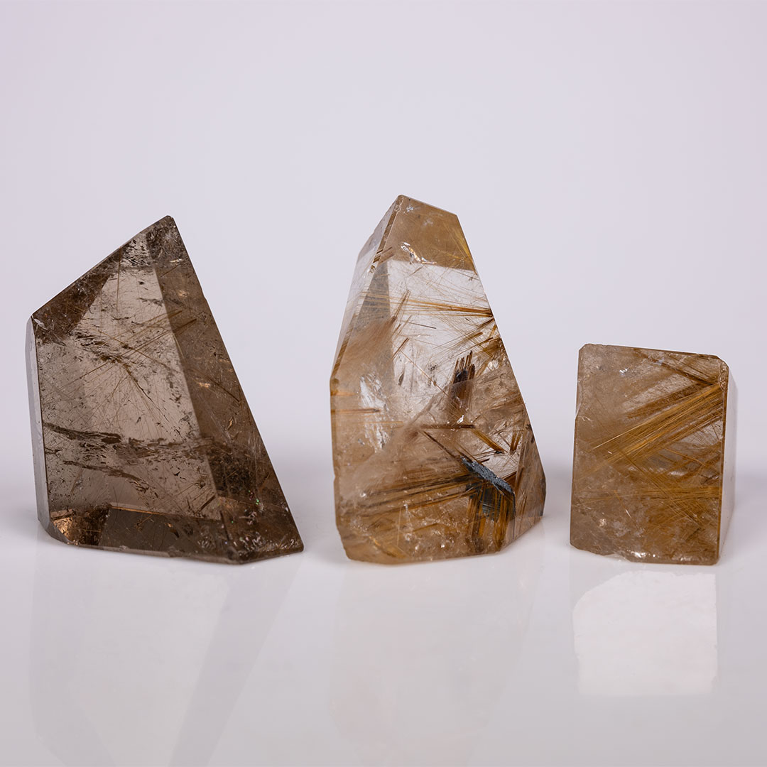 Grams Of Rutilated Quartz Free Forms - Majestic Crystal Wholesale