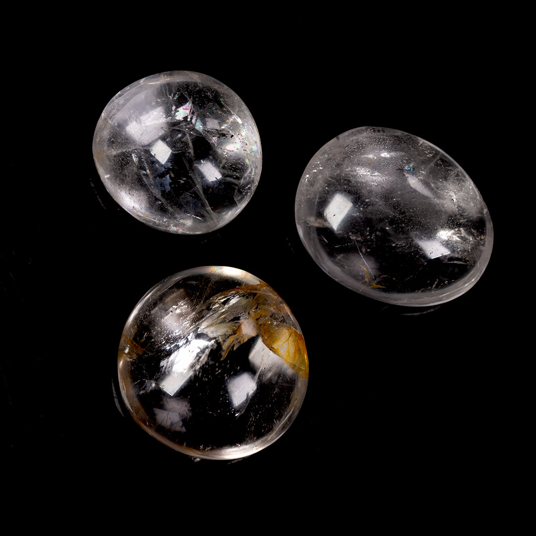 Grams Of Clear Quartz Pocket/Palm Stone - Majestic Crystal Wholesale