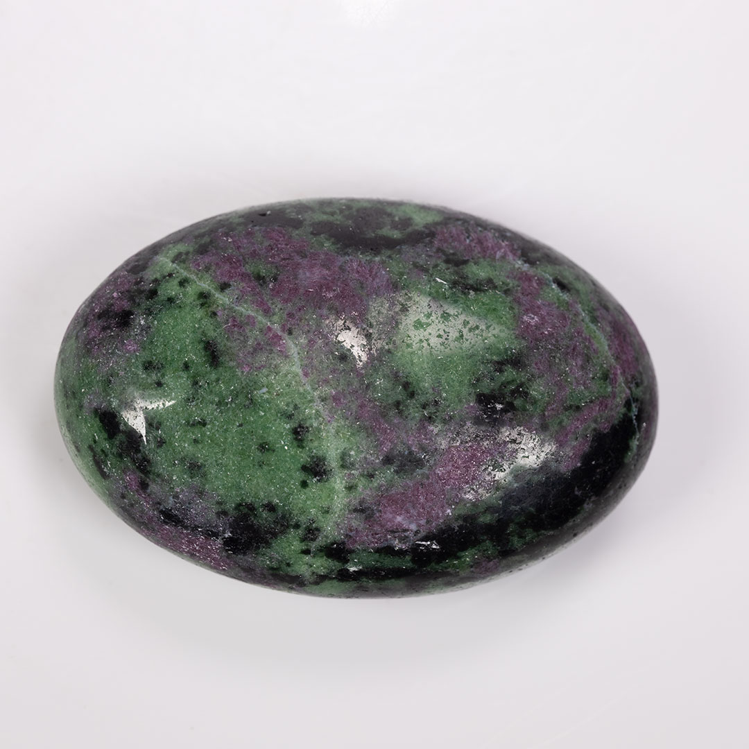 Ruby and Zoisite Palm Stone - Majestic Crystal Wholesale