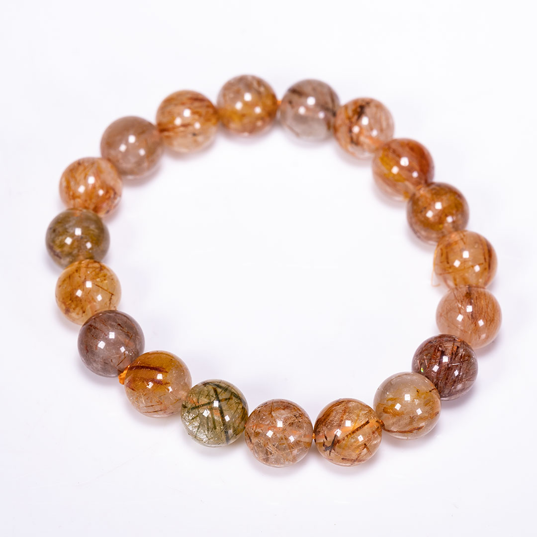Multi-Rutilated Bracelet - Majestic Crystal Wholesale